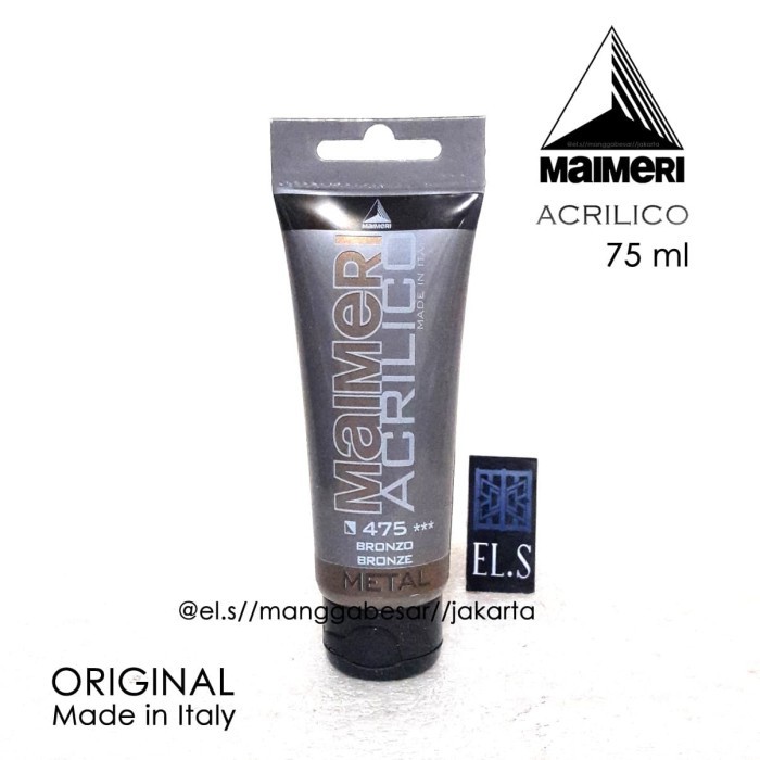 Jual Maimeri Acrilico - Bronze 75 ml ( Cat Acrylic ) | Shopee Indonesia