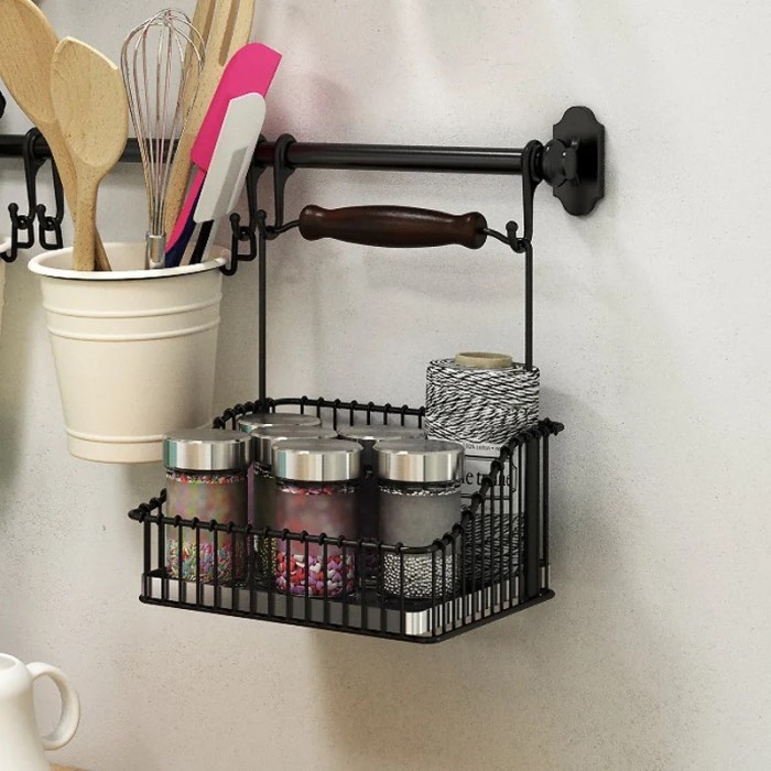 Jual STORAGE BIN UNDER SHELF WIRE RACK CABINET BASKET KITCHEN ORGANIZE ...