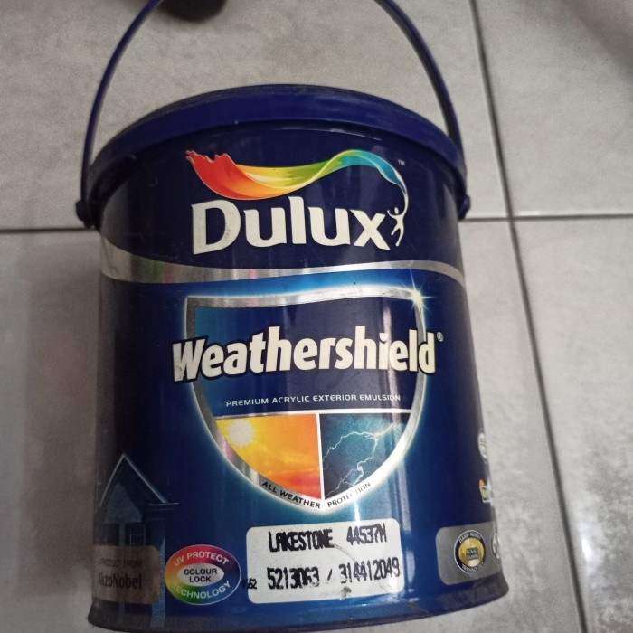 Jual Dulux Weathershield Lakestone,Platinum Grey | Shopee Indonesia