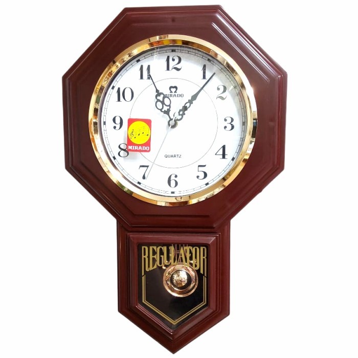Jual Jam Dinding Mirado Bunyi Perjam Dan Gandul 947 Original | Shopee ...