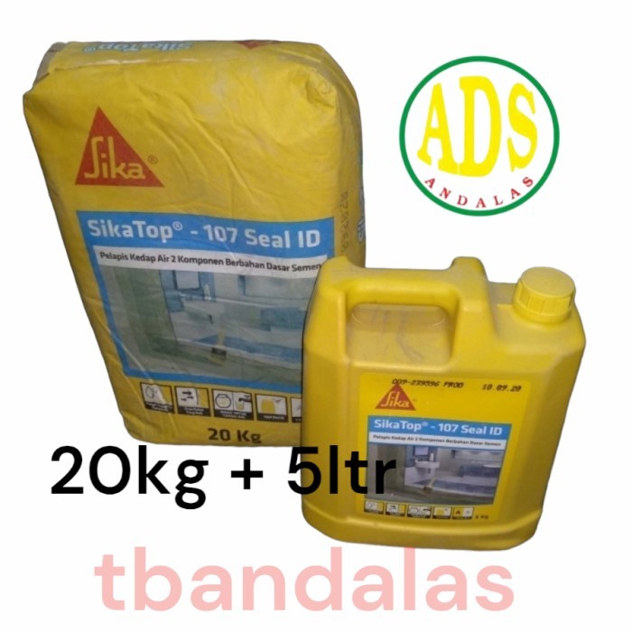Jual Sika Top 107 Seal Anti Bocor Waterproofing Coating 20 Kg + 5 Liter ...