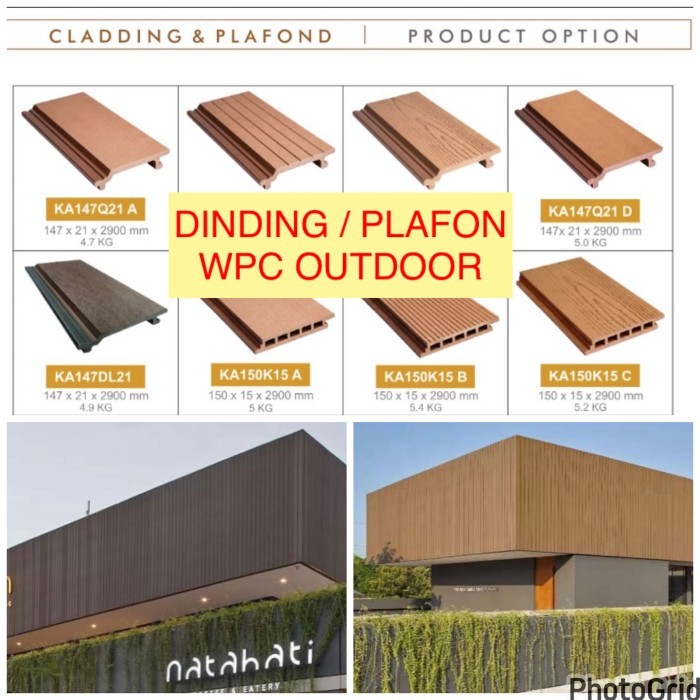 Jual Terbaruu WPC dinding plafon wpc clading wpc kayu asri plafon wpc ...