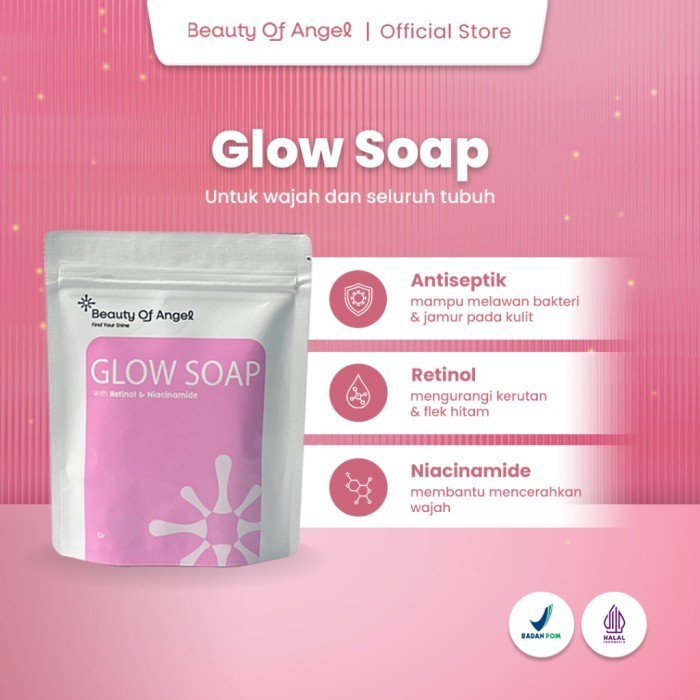 Jual Sppu - Beauty Of Angel Glow Soap 40Gr 5 Pcs-Beauty Of Angel - Soap ...