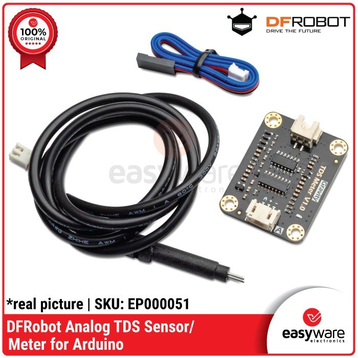 Jual Dfrobot Analog Tds Sensor Meter For Arduino | Shopee Indonesia