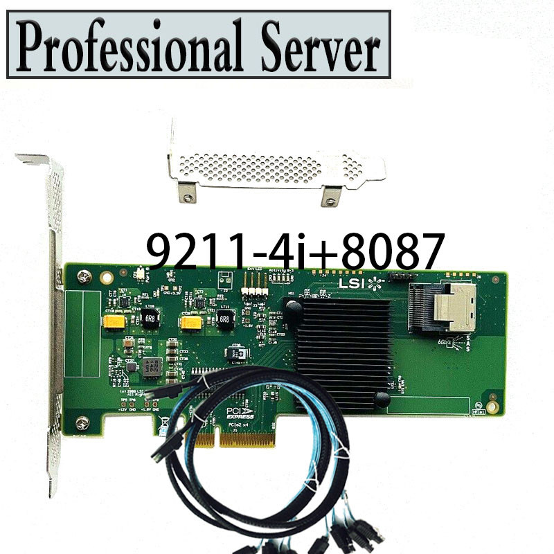 Jual ADTNETWORK LSI 9211-4i 6Gbps HBA LSI 9211 P20 IT Mode for ZFS FreeNAS unRAID+8087 cable ...