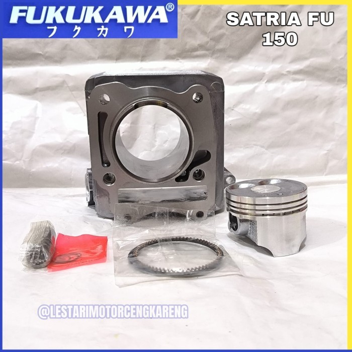 Jual Blok Seher Cylinder Blok Boring Komplit Satria Fu 150 Karbu Fukukawa Barang Langka | Shopee ...