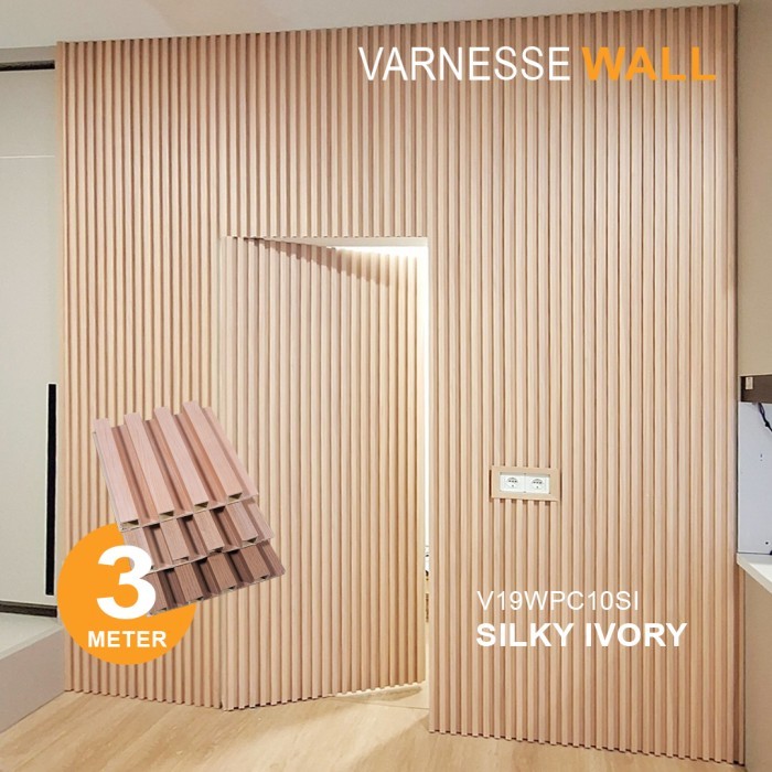 Jual Varnesse Wall Panel 300 Cm Fluted Wallpanel 19-24 Mm | Shopee ...