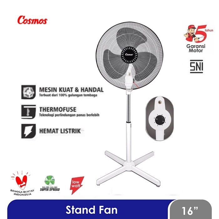 Jual Stand Fan Cosmos 16 Inch Xdc / Kipas Angin Berdiri Cosmos 16" Xdc ...