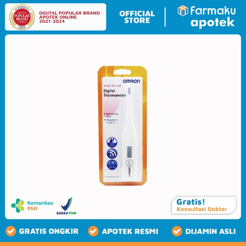 Jual Omron Pencil Thermometer MC-246 - BIN | Shopee Indonesia