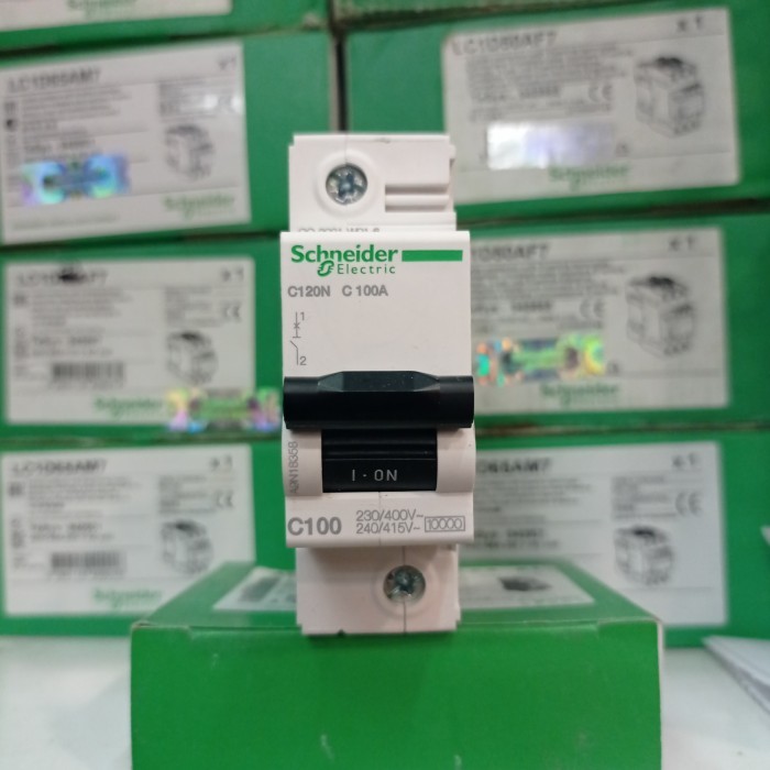 Jual Mcb 100A 125A 1P 1Phase Schneider C120N 10000 10Ka | Shopee Indonesia