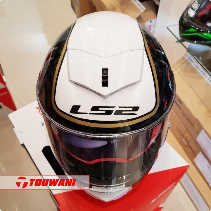 Jual HELM LS2 FF390 BREAKER CLASSIC WHITE BLACK | Shopee Indonesia