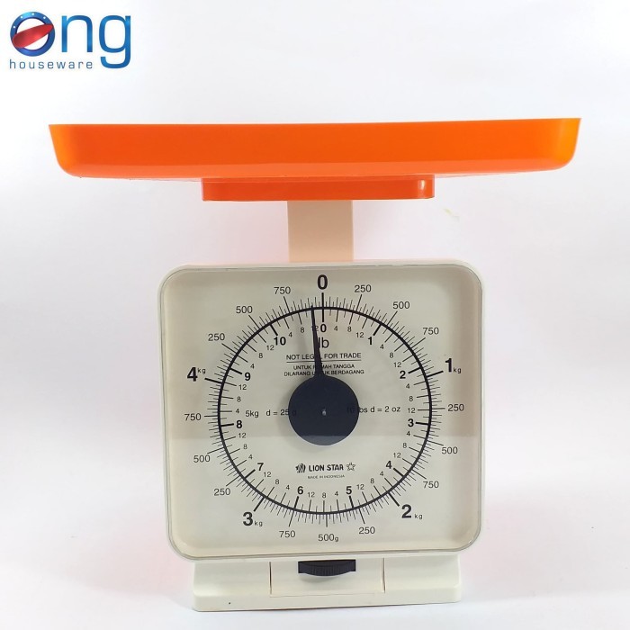 Jual TIMBANGAN KUE DAPUR MANUAL KITCHEN SCALE 5KG LION STAR KS 3 KS3 | Shopee Indonesia