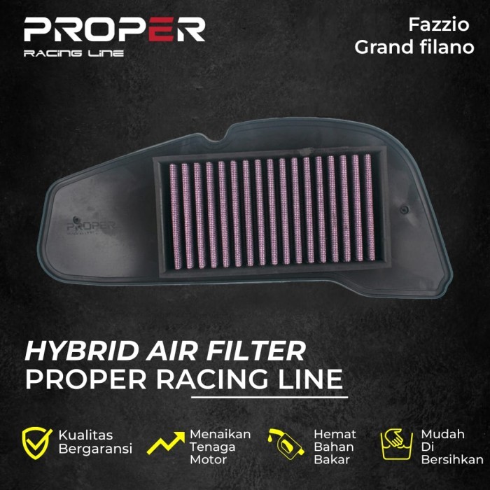 Jual Hybrid Air Filter saringan udara Yamaha Grand Filano Fazzio Proper ...