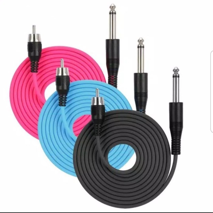 Jual Kabel RCA tattoo tipe Lurus | Shopee Indonesia