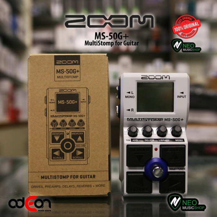 Jual New!! Zoom MS-50G Multi Stomp guitar multi effects pedal | Shopee ...