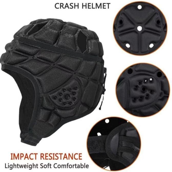 Jual goalkeeper helmet / helm kiper / rugby/ petr cech / helm bola ...