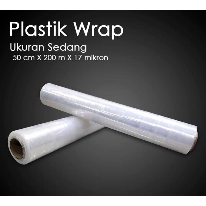 Jual PLASTIK WRAPPING LILIT/WRAPING/STRETCH FILM/REPING KOPER/50CM X ...