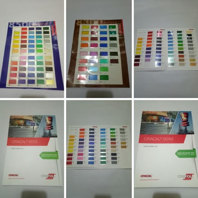 Jual Promo KATALOG BROSUR SAMPLE CONTOH WARNA ORACAL COD | Shopee Indonesia