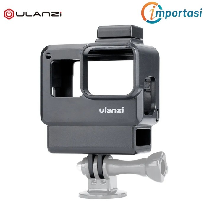 Jual ULANZI V2 VLOG CASE HOUSING GOPRO HERO 7 6 5 MICROPHONE SHOE VLOGGING | Shopee Indonesia