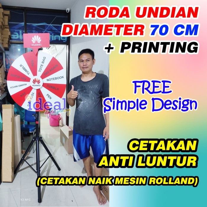 Jual RODA UNDIAN / RODA KEBERUNTUNGAN 70CM / WHEEL OF FORTUNE | Shopee ...