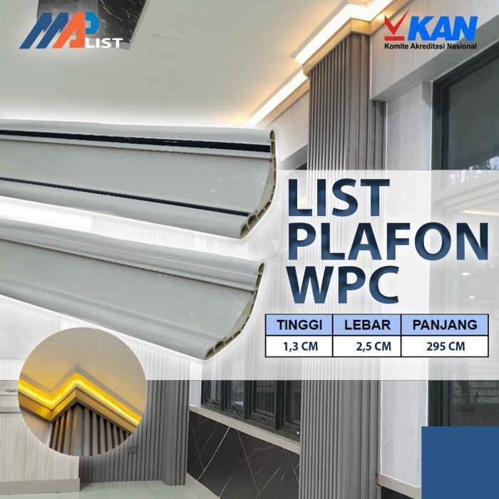 Jual LIST LAMPU PLAFON WPC LIST PLAFOND | Shopee Indonesia