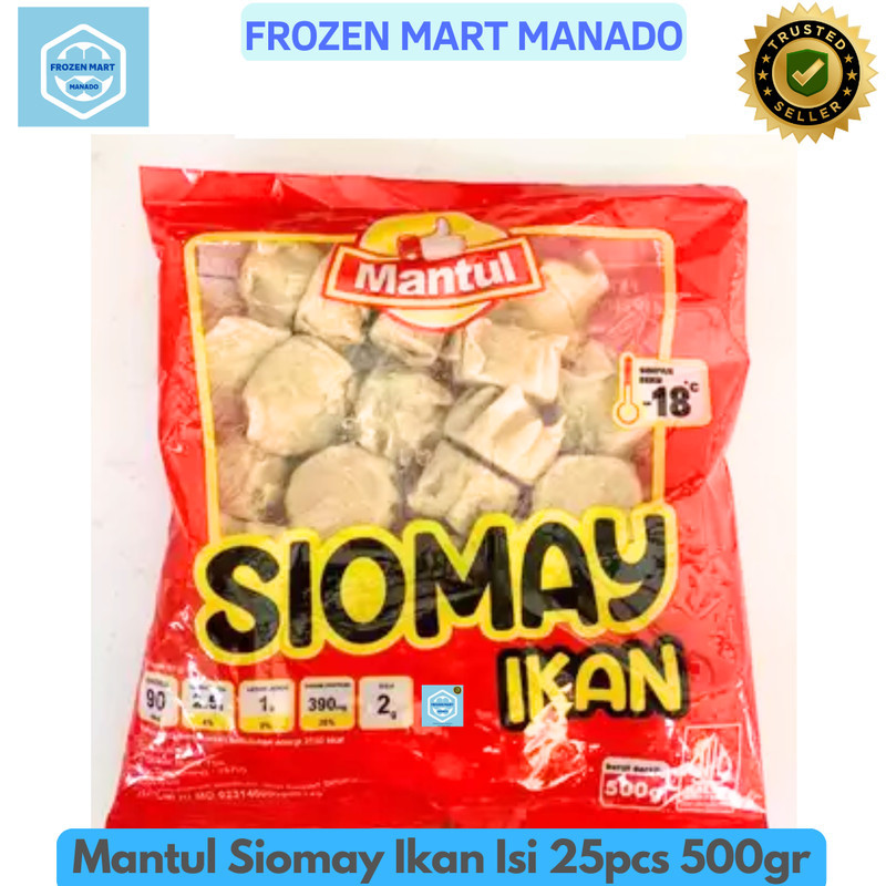Jual Mantul Siomay Ikan Isi 25pcs 500gr - Frozen Mart Manado (Frozen ...