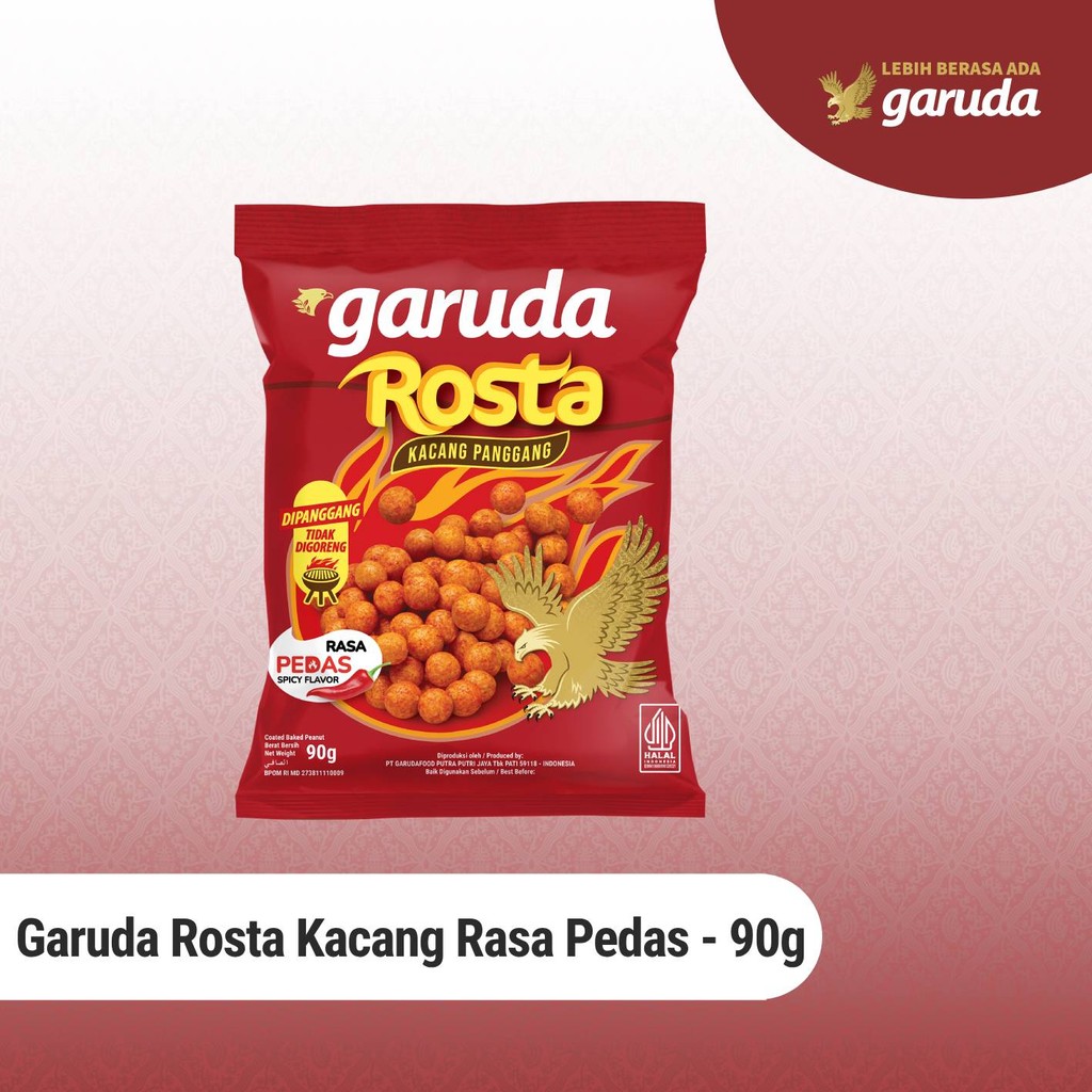 Jual Garuda Rosta Kacang Pedas Rs Pedas 90gr | Shopee Indonesia