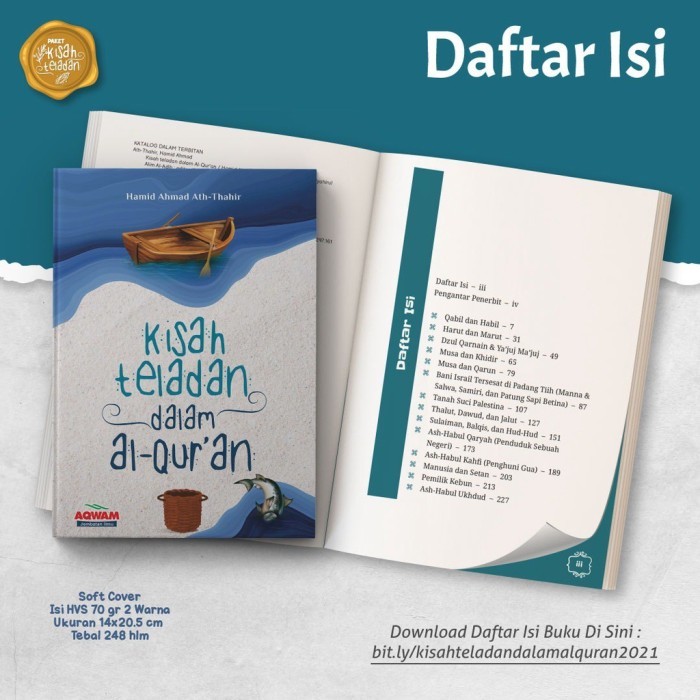 Jual PAKET KISAH TELADAN DALAM AL-QURAN DAN KISAH TELADAN DALAM HADITS | Shopee Indonesia