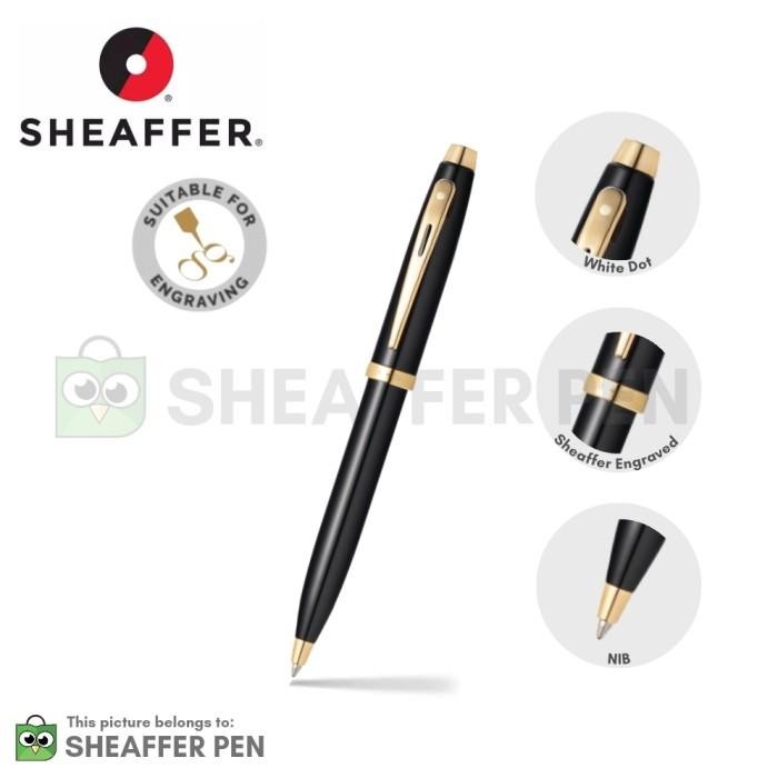 Jual Sheaffer SGC 100 - Gloss Black featuring Gold Tone Trim Ballpoint ...