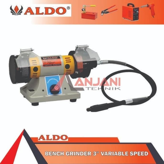 Jual sale! aldo mesin gerinda duduk 3inch variable speed / bench ...