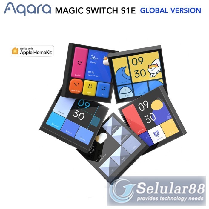 Jual Aqara Magic Switch S1E WiFi Touchscreen Smart Home Voice App ...