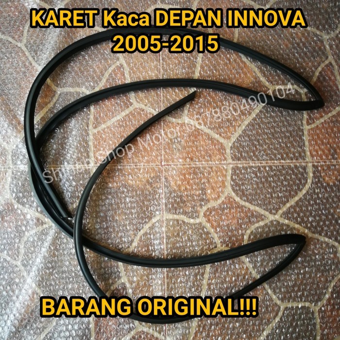 Jual Ready Karet kaca pintu depan inova Innova 2005-2015 ORIGINAL ...