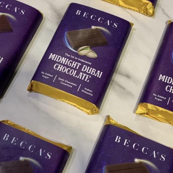 Jual READY STOCK BECCA'S DUBAI CHOCOLATE | COKLAT DUBAI | PISTACHIO KUNAFA | COKELAT DUBAI VIRAL ...