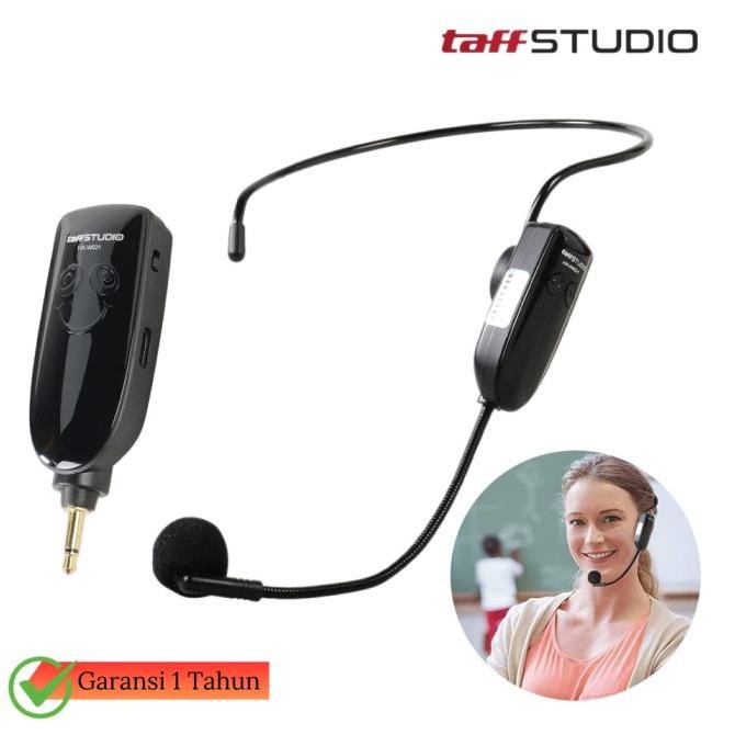 Jual Sale Taffstudio Mic Bando Wireless Microphone 2.4Ghz Headset ...