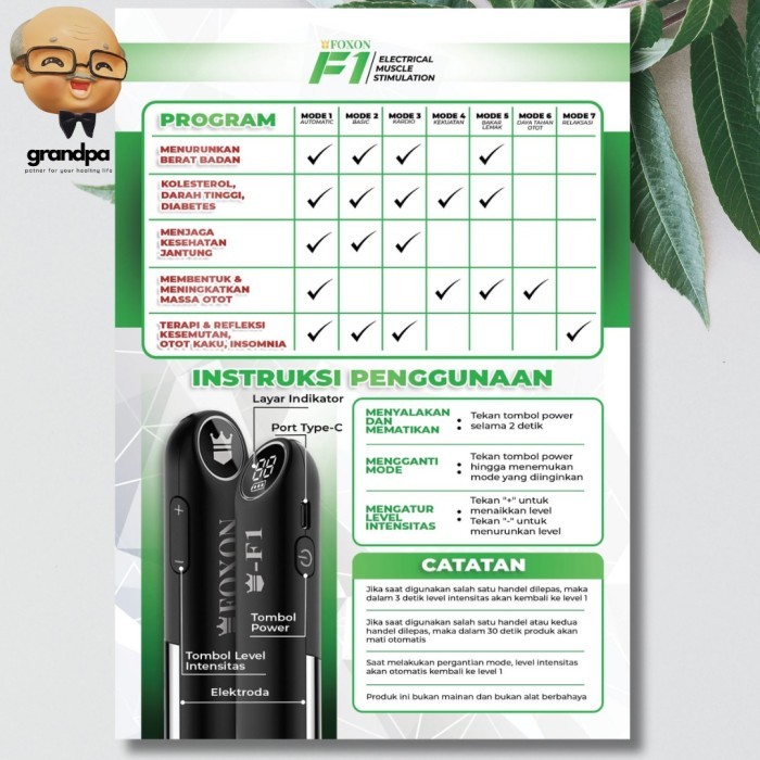 Jual FOXON F1 ARM MUSCLE ELECTRIC STIMULATION BY FORSTA | Shopee Indonesia