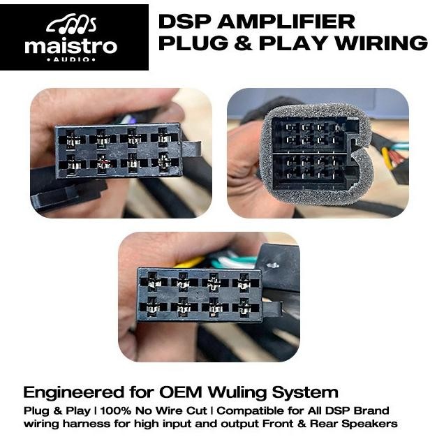 Jual Promo Socket Soket Kabel PNP Processor DSP Amplifier Wuling Air ev ...