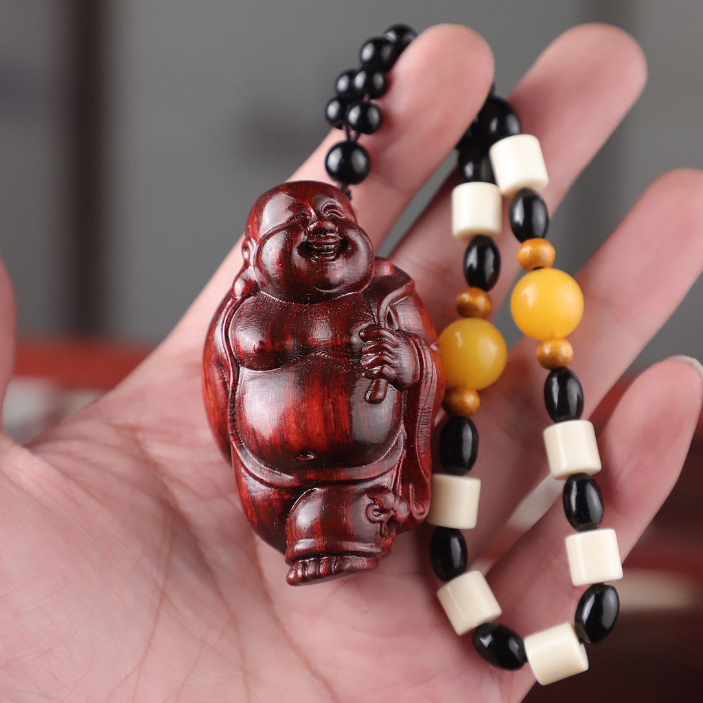 Jual Ukiran Kayu Mawar Daun Kecil Dewa Kekayaan Kayu Solid Potongan ...