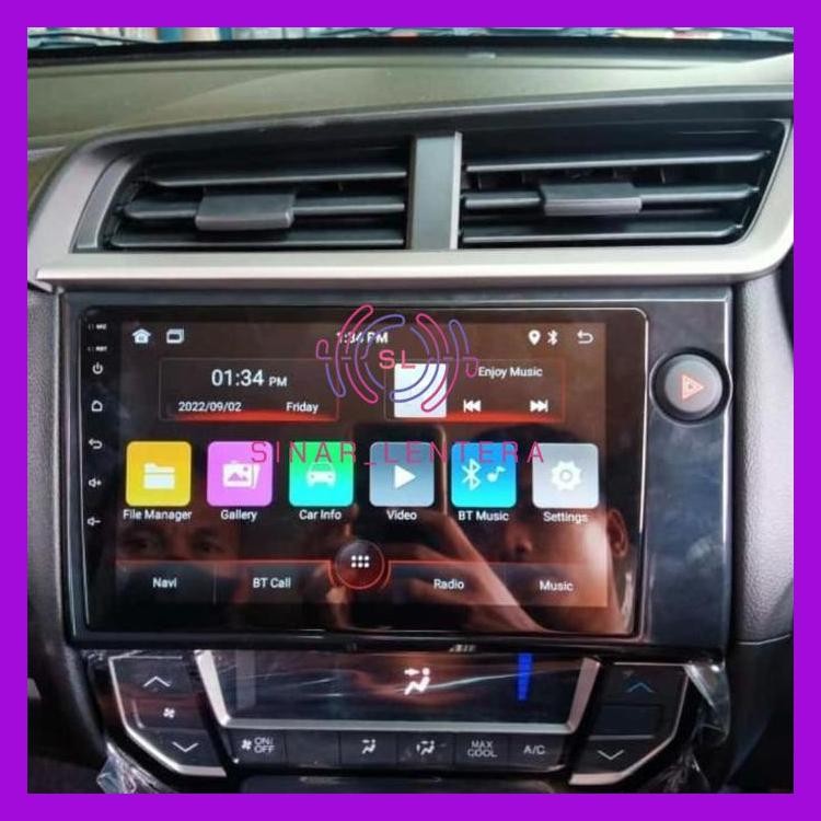 Jual head unit android mtech 9 inch oem brio mobilio brv 2016-2022 pnp ...
