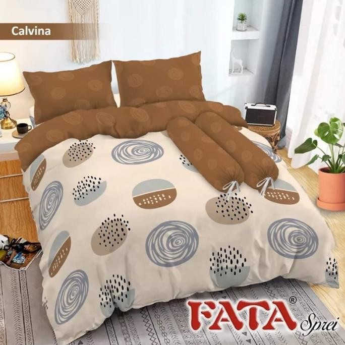 Jual Promo Satu Set Bed Cover 180X200 Fata Signature Motif Minimalis ...