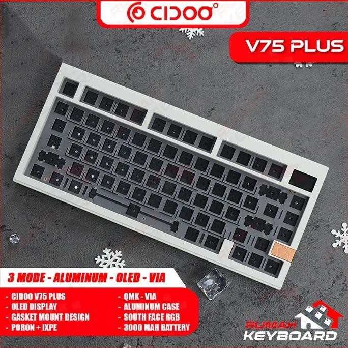Jual Goodseries| MECHANICAL KEYBOARD - CIDOO V75 PLUS - OLED - ALU ...