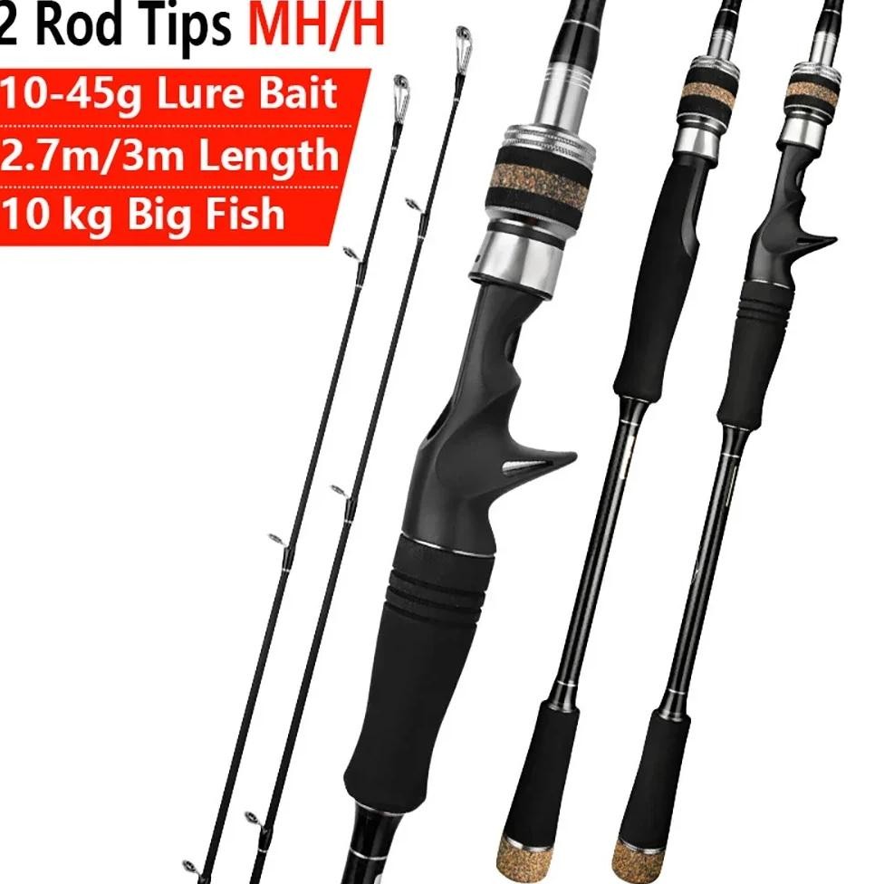 Jual New Arrival !!! Mh H 2 Rod Tips,Super Hard Carbon Fiber Lure Rod,2 ...