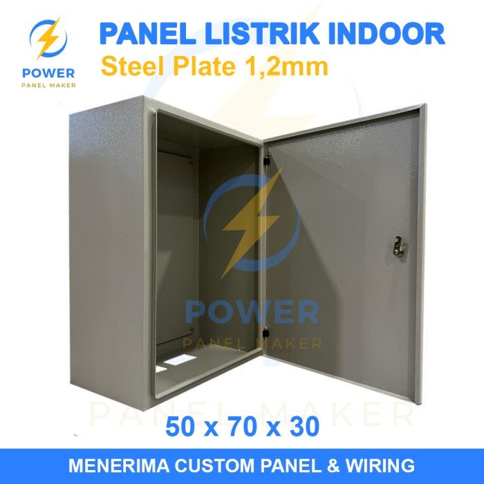 Jual Box Panel Listrik Indoor 70X50X30 Sphc 1.2Mm Ral 7032 | Shopee ...