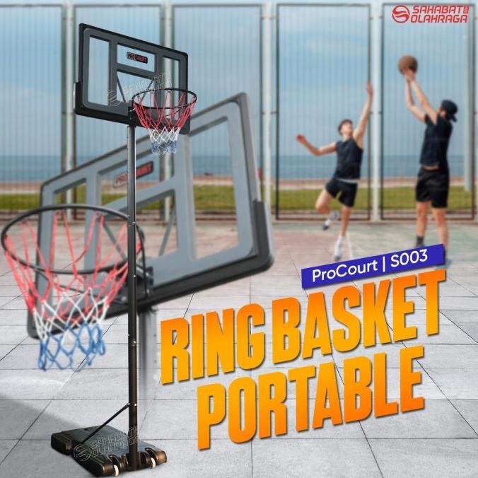 Jual Ring Basket Portable Knockdown Procourt S-003 Original Dan ...