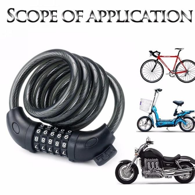 Jual KUNCI GEMBOK MOTOR HELM SEPEDA LISTRIK ANTI MALING KUNCI BAN ...