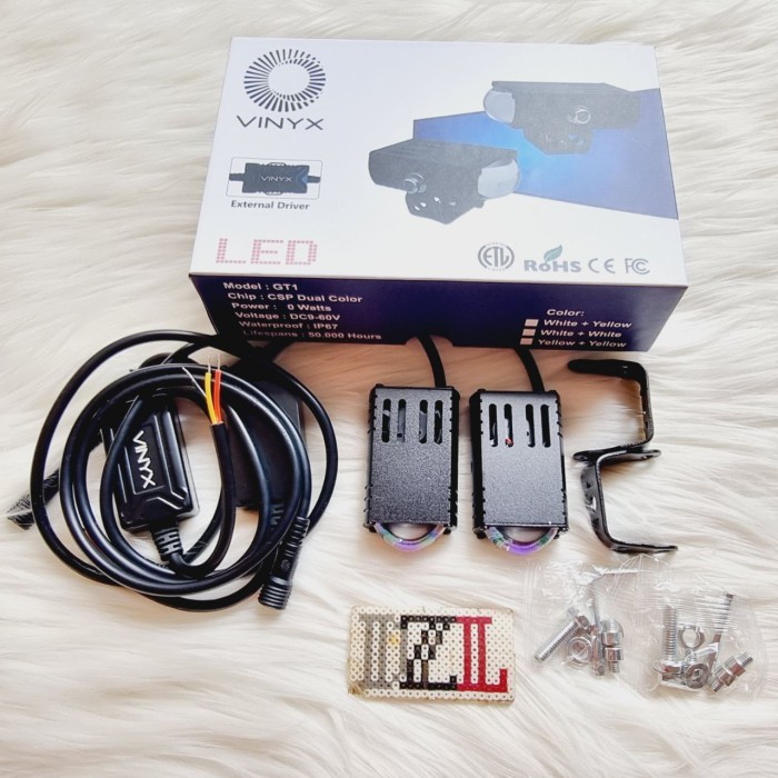 Jual Lampu Tembak Led Vinyx Gt1 Purple Lens Premium Kipas 2 Warna Jauh ...