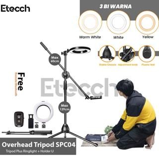 Jual Boom Arm Overhead Tripod Plus Ringlight Tripod Stand Holder ...