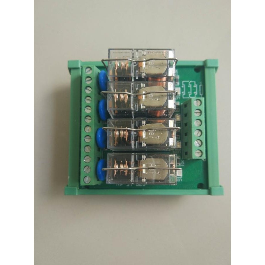 Jual Murah 4 Channel Npn 24Vdc Relay Module Plc Control G2R-1-E 24V Dc ...