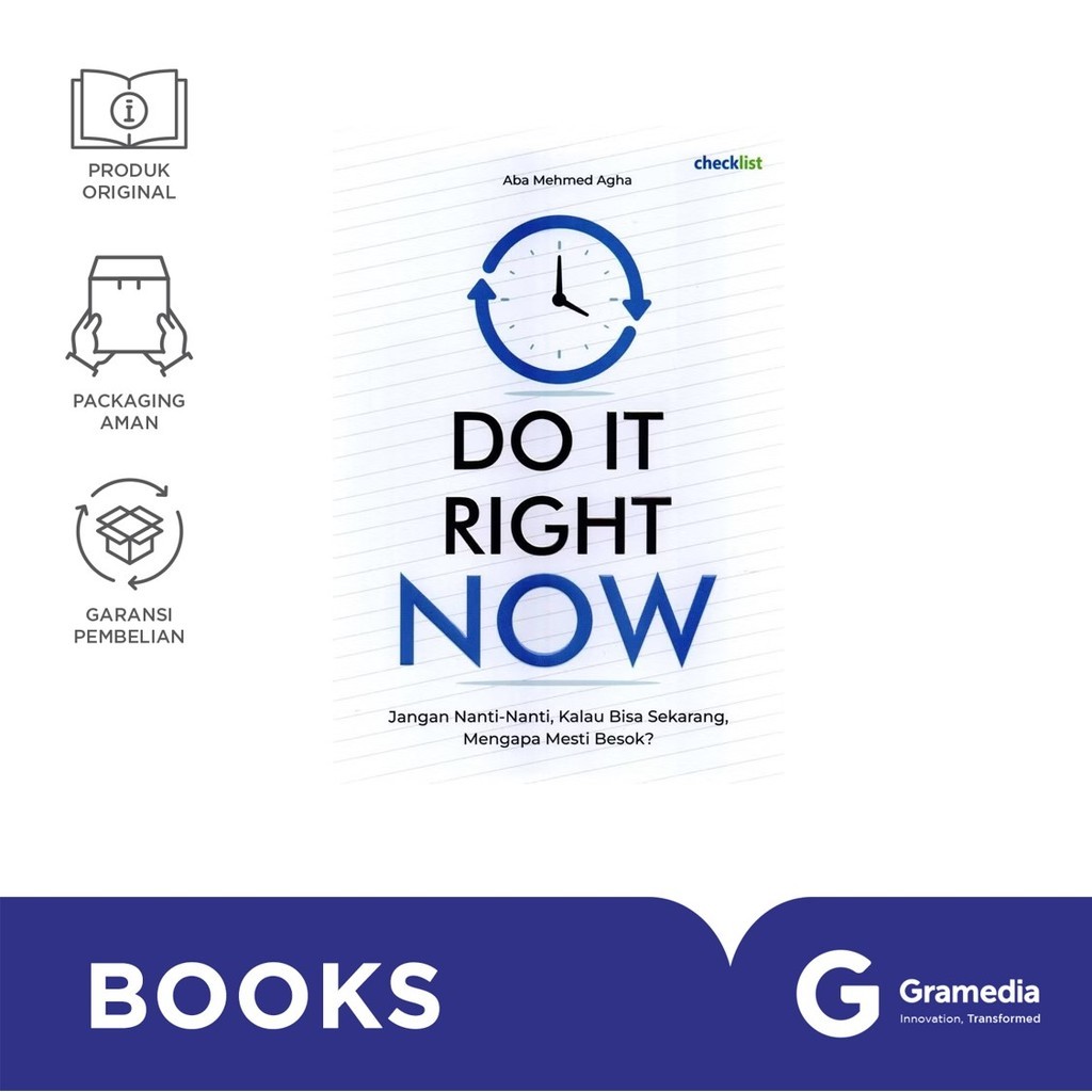 Jual Do It Right Now ( Aba Mehmed Agha ) | Shopee Indonesia