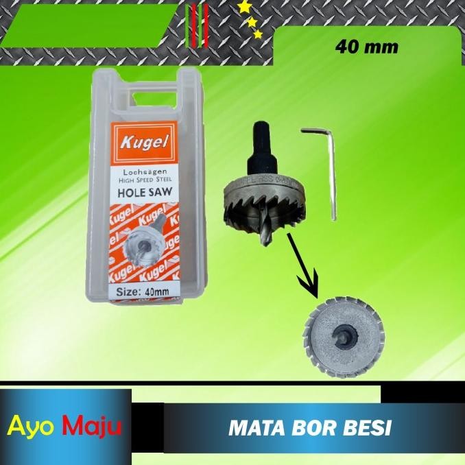 Jual Hole Saw Besi 40mm / HoleSaw Besi 40mm / Mata Bor Besi 40mm KUGEL ...