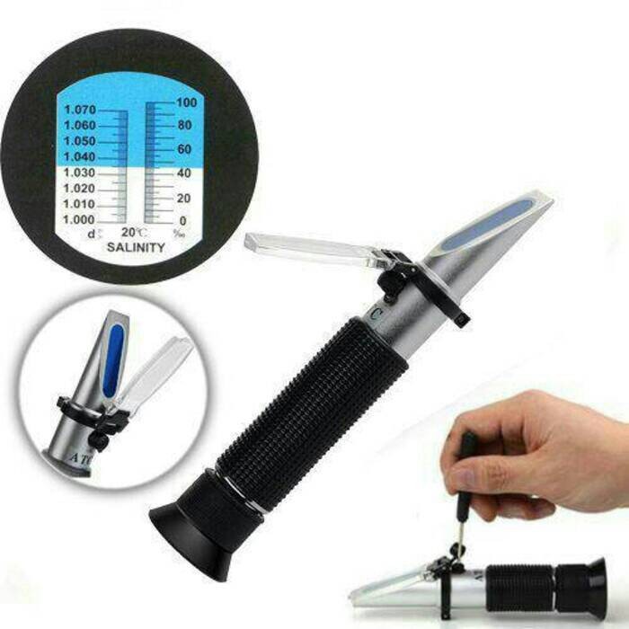Jual Refractometer Salt Salinity/Alat Ukur Kadar Garam Makanan ...
